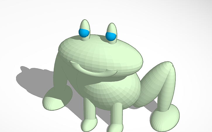3D design Frog - Tinkercad