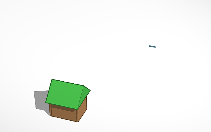 3D design ginger bread house - Tinkercad