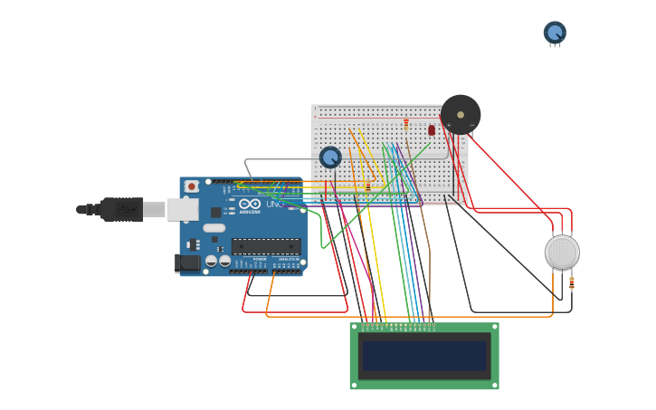 Circuit Design Alcohol Detection By Group 1 Tinkercad