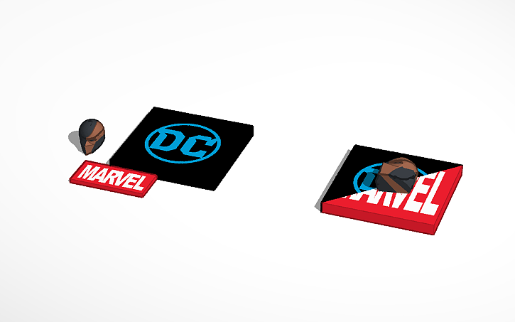 3D design Deathstroke PFP Idea - Tinkercad