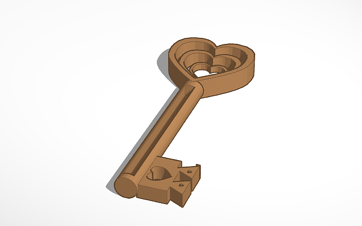 3D design Key - Tinkercad