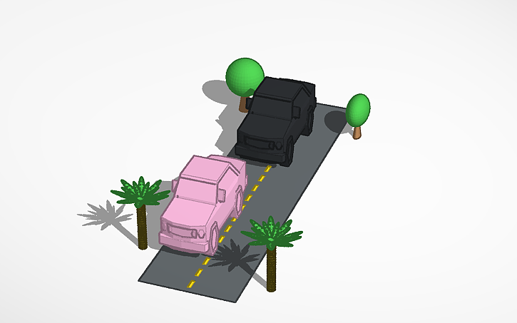 3D design Copy of Cars Challenge - Tinkercad