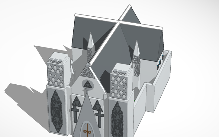 3D design Church - Tinkercad