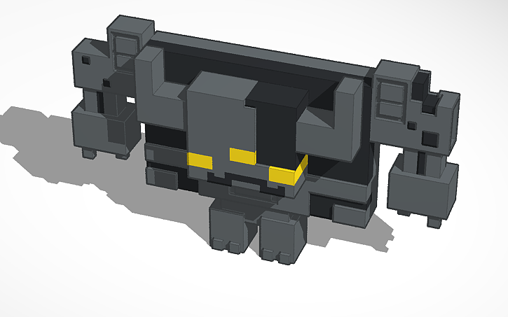 3D design Netherite Monstrocity - Tinkercad