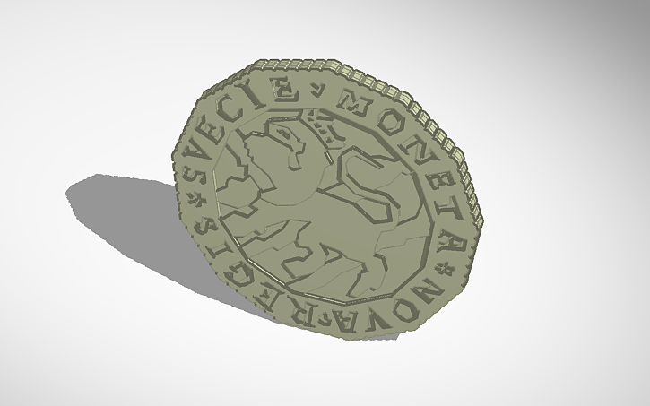 3D design ultrakill coin - Tinkercad