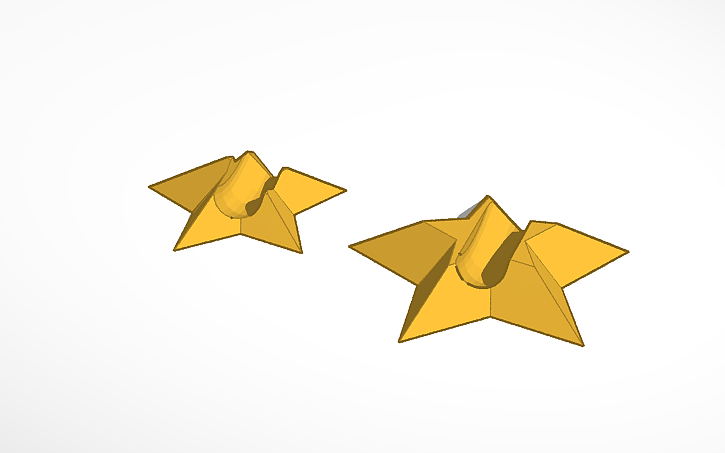3D design Star stand - Tinkercad