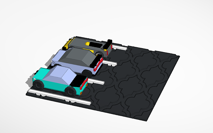 3D design CAr parking - Tinkercad