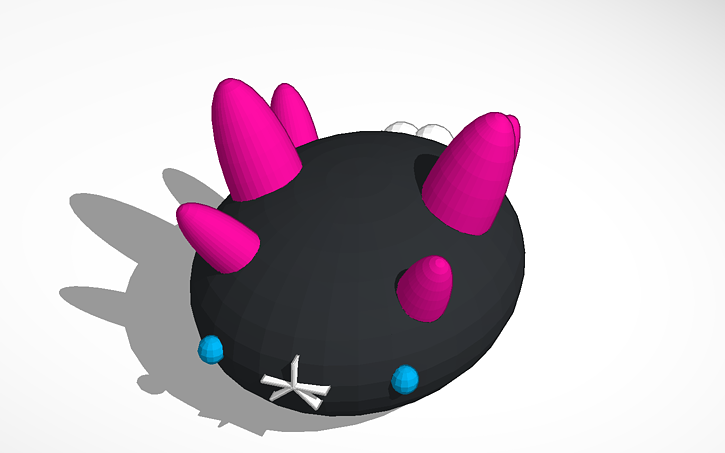 3D design Pyukumuku Pokemon - Tinkercad