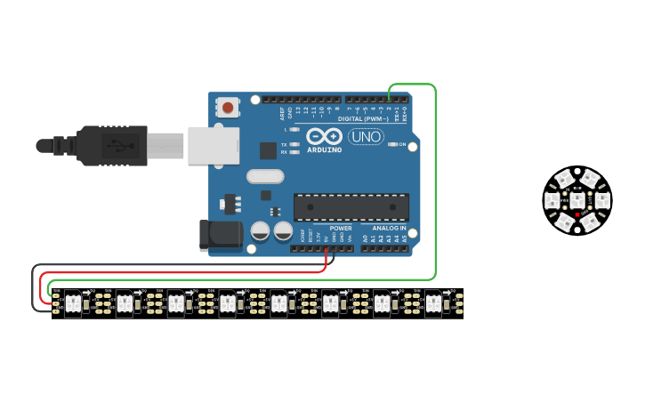 Circuit design Copy of 63_30/6/2021 ws2812b - Tinkercad