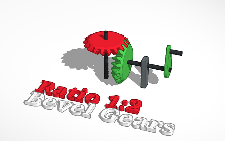 3D design Mechanism 2: Bevel Gears - Tinkercad