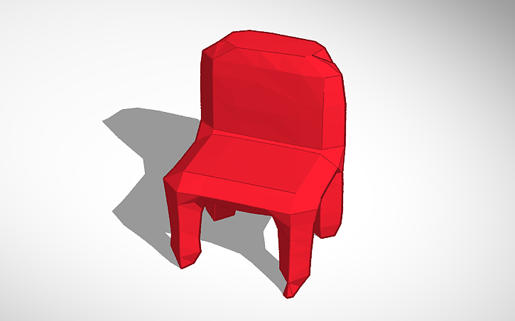 3D design Chair - Tinkercad