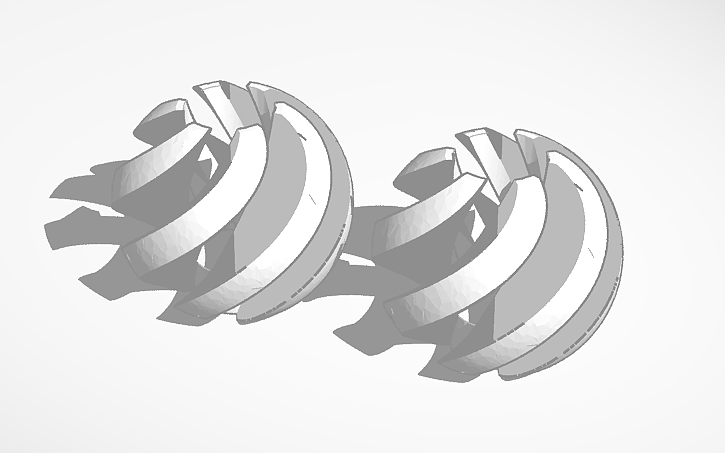 3D design Circle puzzle fidget (passtrough fidget) - Tinkercad