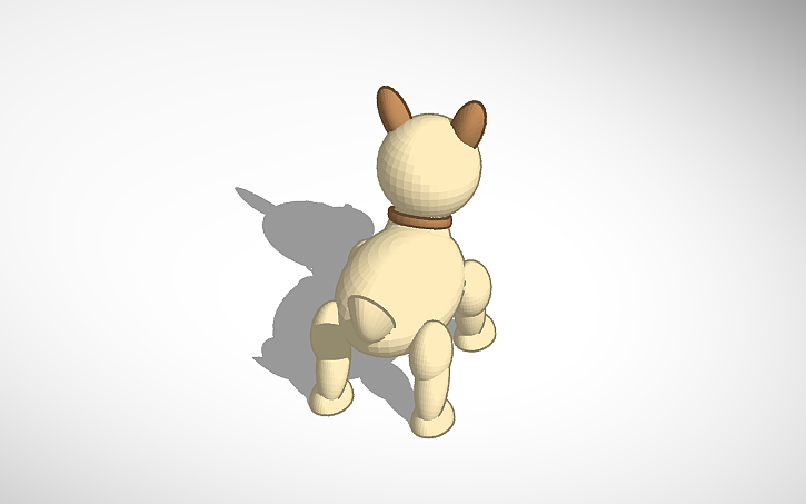 3D design Dog - Tinkercad