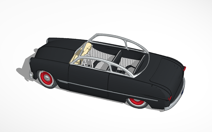3D design 1950 Ford - Tinkercad