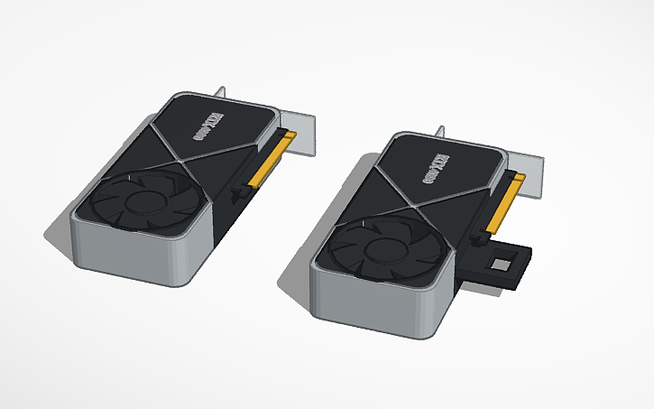 3D design RTX 4090 - Tinkercad