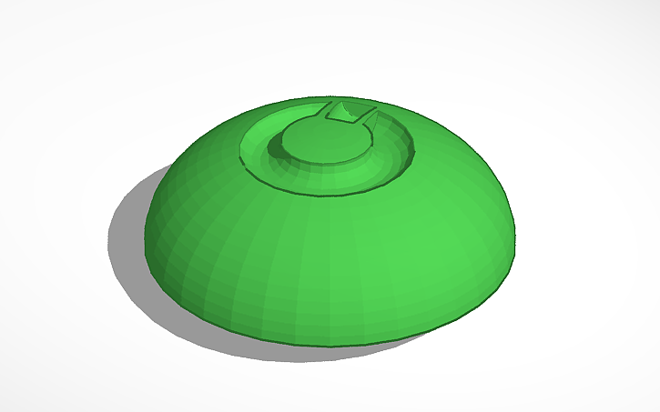 3D design Power Button Switch PC - Tinkercad