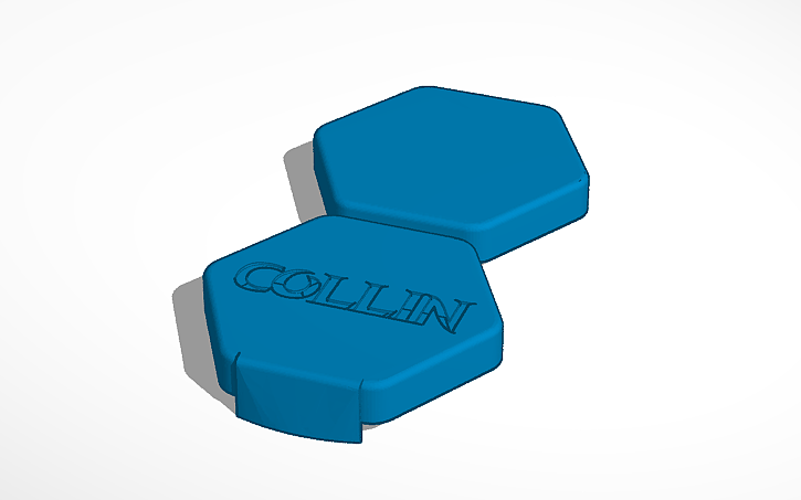 3D design Collin dice box - Tinkercad