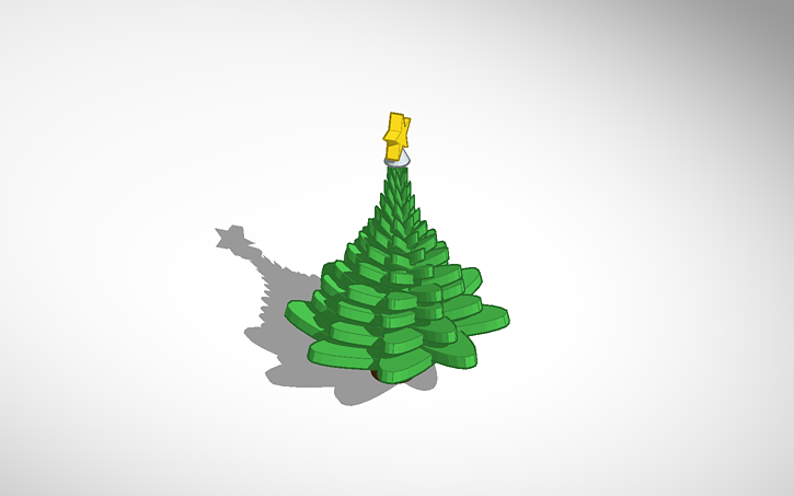 3D design Christmas Tree - Tinkercad