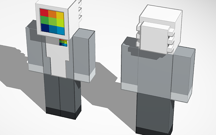 3D design My Minecraft Skin - Tinkercad