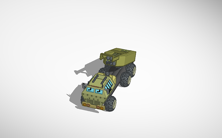 3D design Himars - M142 - Tinkercad