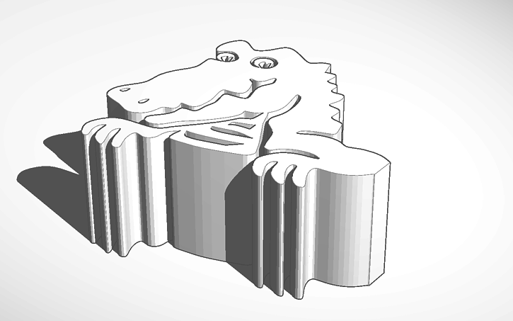 3D design Kate Crocs - Tinkercad