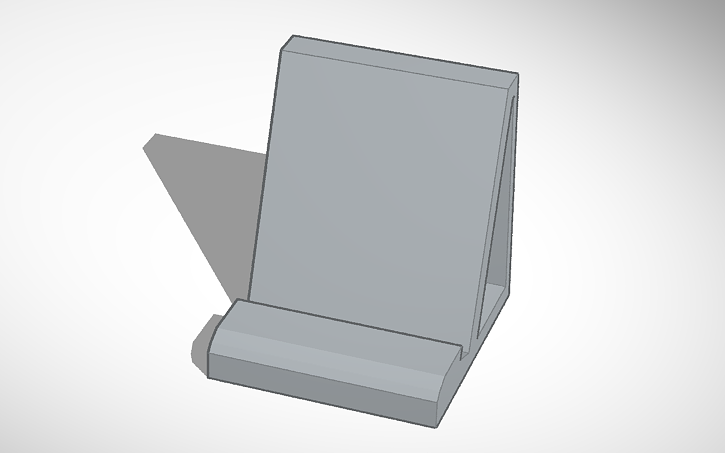 3D design Image Stand - Tinkercad