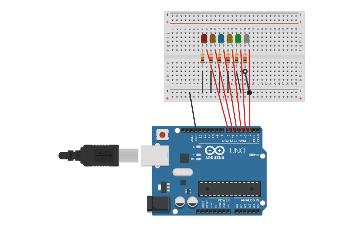 Circuit design pc2 - Tinkercad