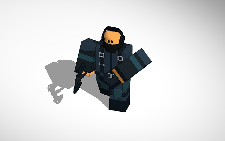 3D design TDS executioner (Tower Defense Simulator) - Tinkercad
