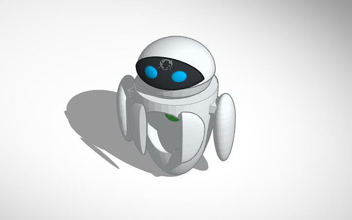 3D design eve form wall-e - Tinkercad