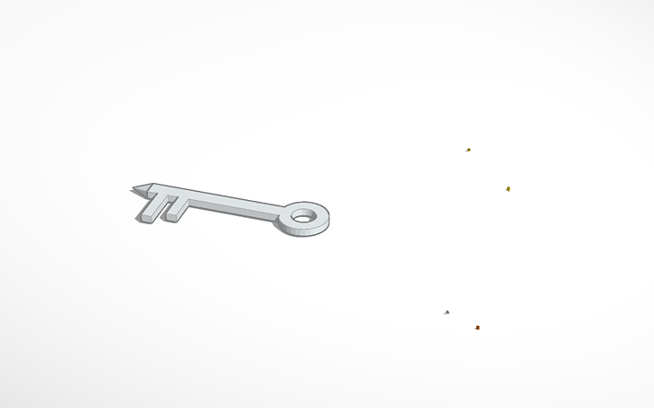 3D design Key - Tinkercad
