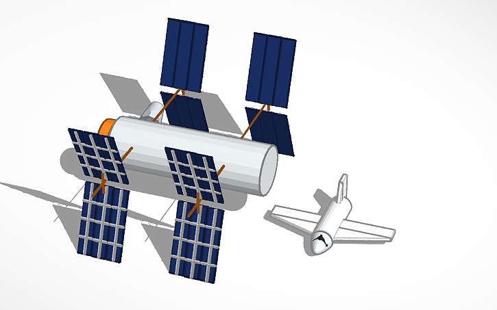 3D design Space station - Tinkercad