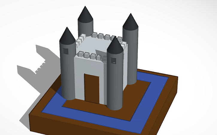 3D design Copy of Castle - Tinkercad