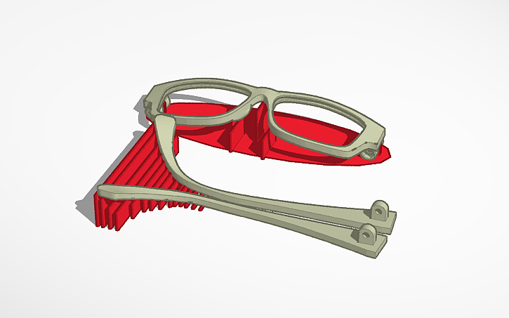 3D design glasses - Tinkercad