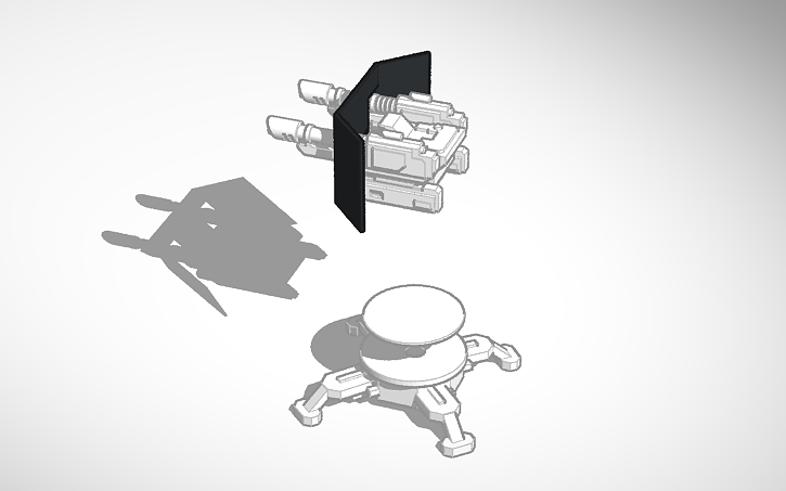 3D design Sentry Gun - Tinkercad