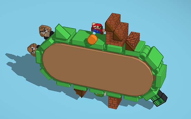 3D design Mario Run (sim lab) - Tinkercad