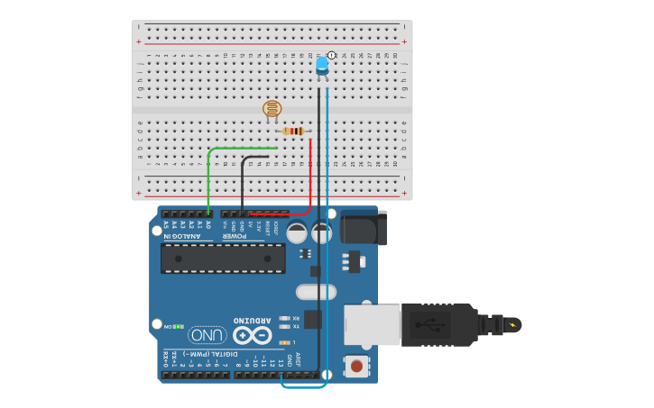 Circuit Design Ldr Tinkercad