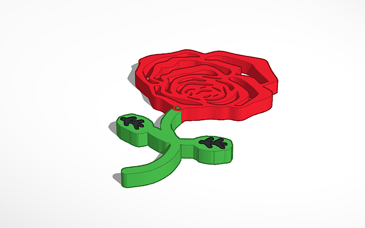 3D design Rosa - Tinkercad