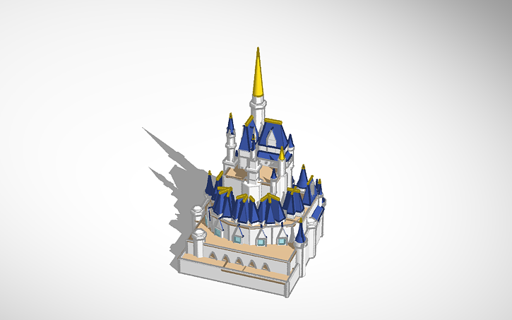 3D design Disney Castle - Tinkercad