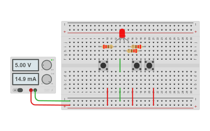 Circuit design RGB led - Augusto Camacaro - Tinkercad
