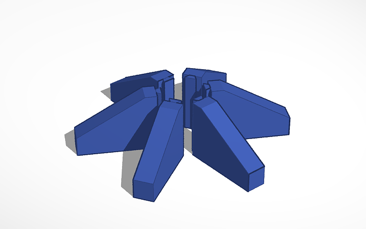 3D design Poly Pot Legs - Tinkercad