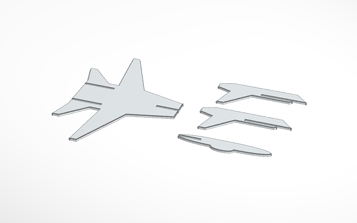 3D design Copy of AIRPLANE ASSEMBLY KIT - Tinkercad
