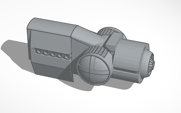 3D design Cestrus class Frigate - Tinkercad