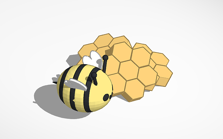 3D design Bee Lol - Tinkercad