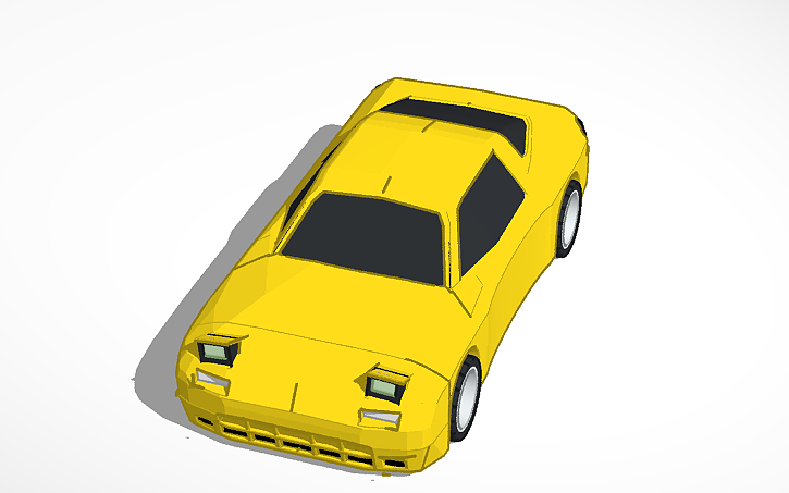 3D design Mazda RX7 FC - Tinkercad