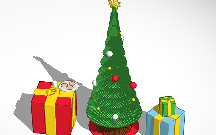 3D design Cristmas tree.Simpleplayz - Tinkercad