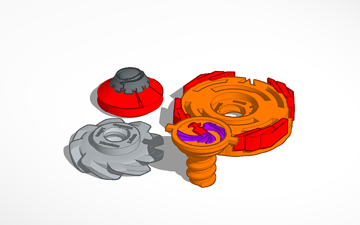 3D design Flame Phoenix L-Flare Venus - Tinkercad