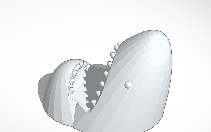 3D design Shark Phone Stand - Tinkercad