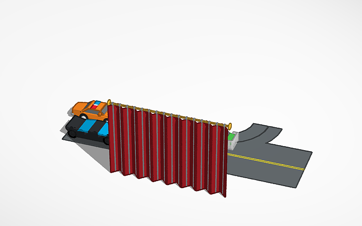 3D design Car chase - Tinkercad