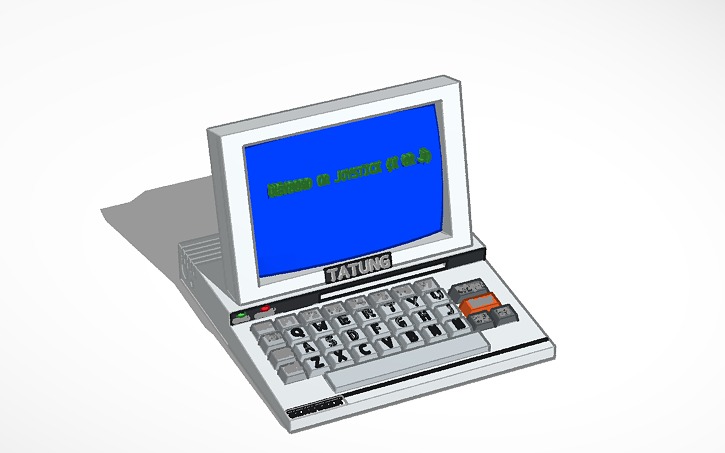 3D design computer - Tinkercad