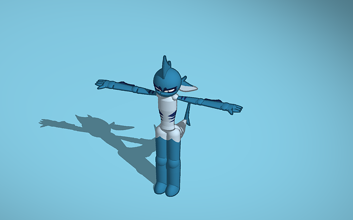 3D design Agnar the Shark - Tinkercad